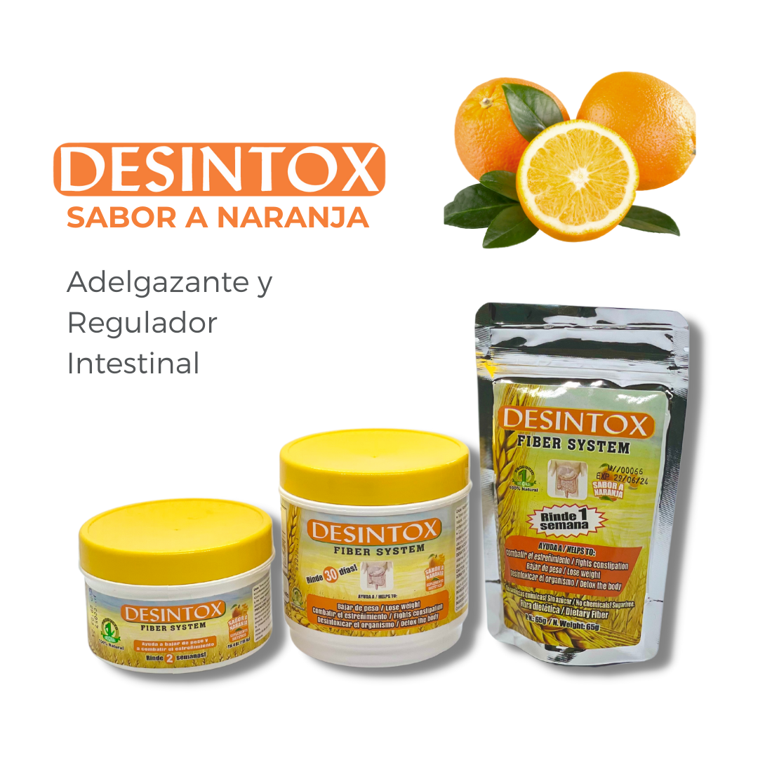 Sistema de fibra sabor naranja | Desintox – Desintoxdr