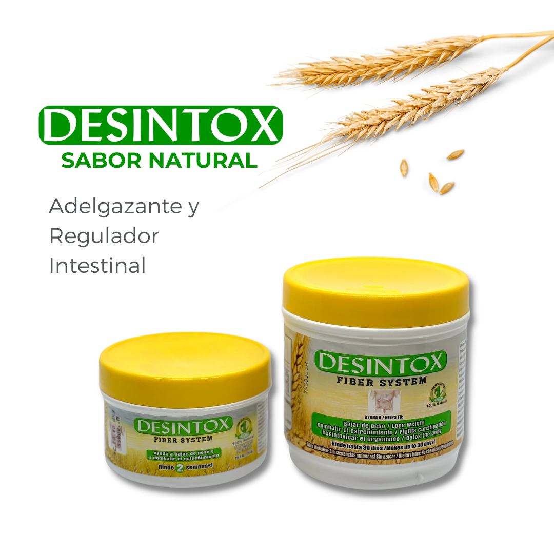Sistema de fibra sabor natural | Desintox – Desintoxdr